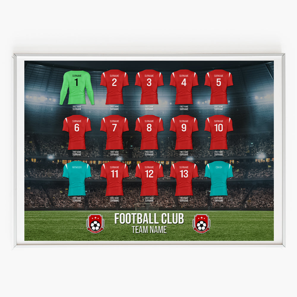 Framed Stadium Squad List – PASPrints